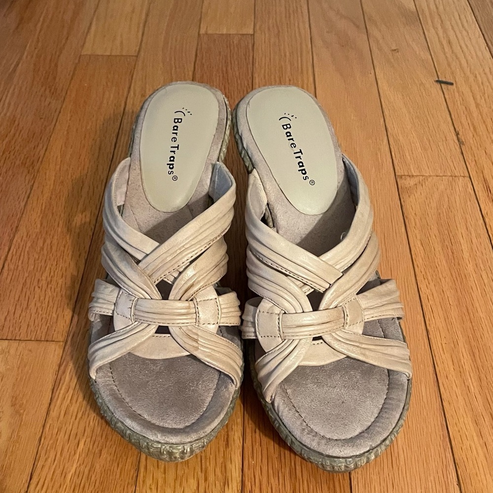 Baretraps Bare Traps Shelee Wedge Slip-On Sandals - Gem